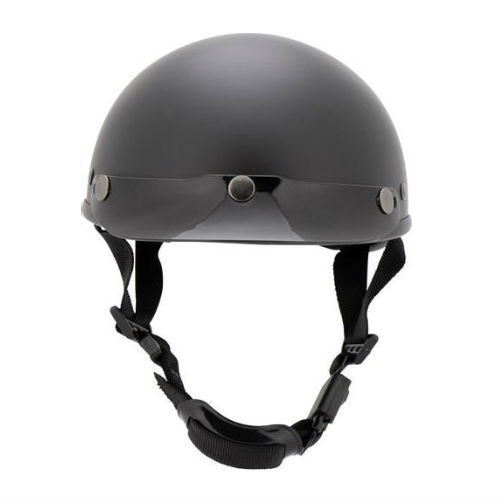 Helma na motorku Braincap černá, na chopper - Velikost: L | KMBIKERS.cz