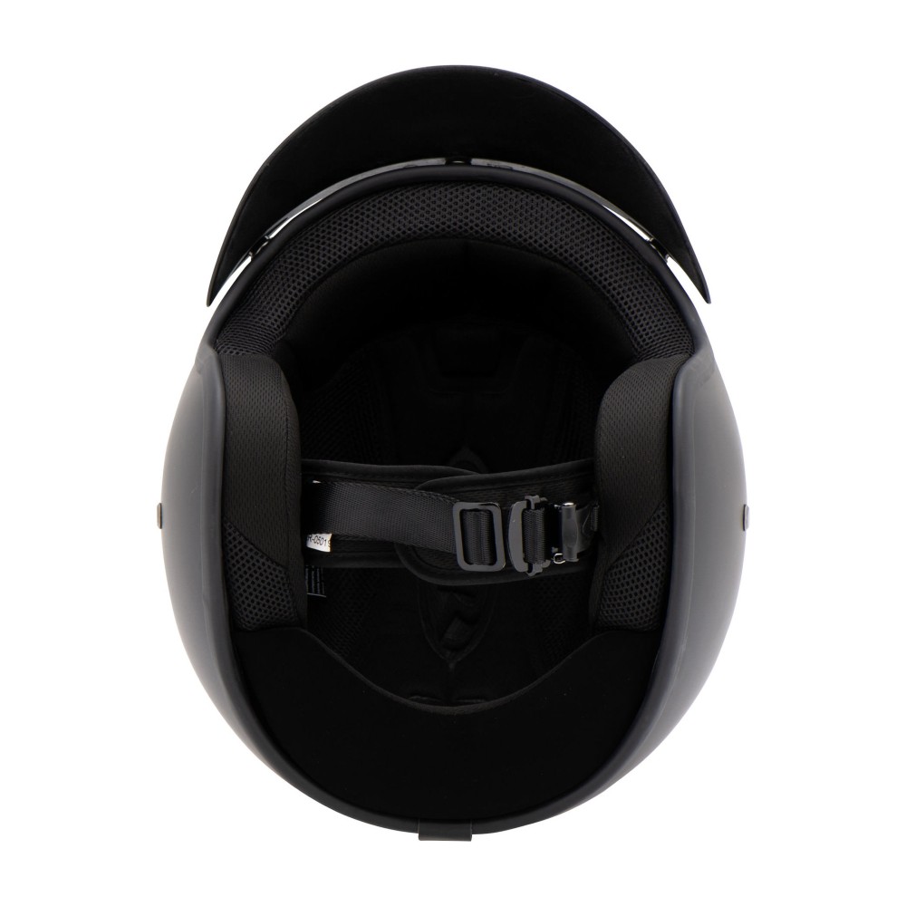 Retro helma na motorku MTR Jet černá matná | KMBIKERS.cz